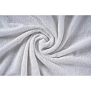 LANE LINEN White Bath Towels for Bathroom Set-24 PC Bathroom Oversize 2 Sheets Large 4 Towel 6 Hand 8 Washcloths Fingertip Towels-White Towels Sets