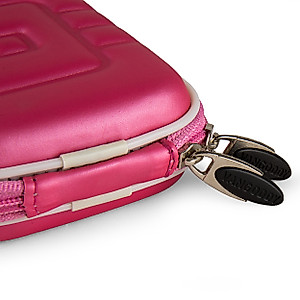 NYLON PINK Compact Digital Point & Shoot Thick Camera Case for Nikon Coolpix S02 S01 S6800 S5300 S5200 S3600 S3500 S30 S70 S100 S2600 S3000 S3100 S3200 S3300 S4000 S4100 S4200 S4300 S6200 S6300 S8200