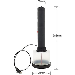 Flocking Kit Static Grass Applicator Kit 2-12mm, Static Grass Flocking Applicator Dual Netcovers for Flocking in Small Area/Sand Table Construction Model