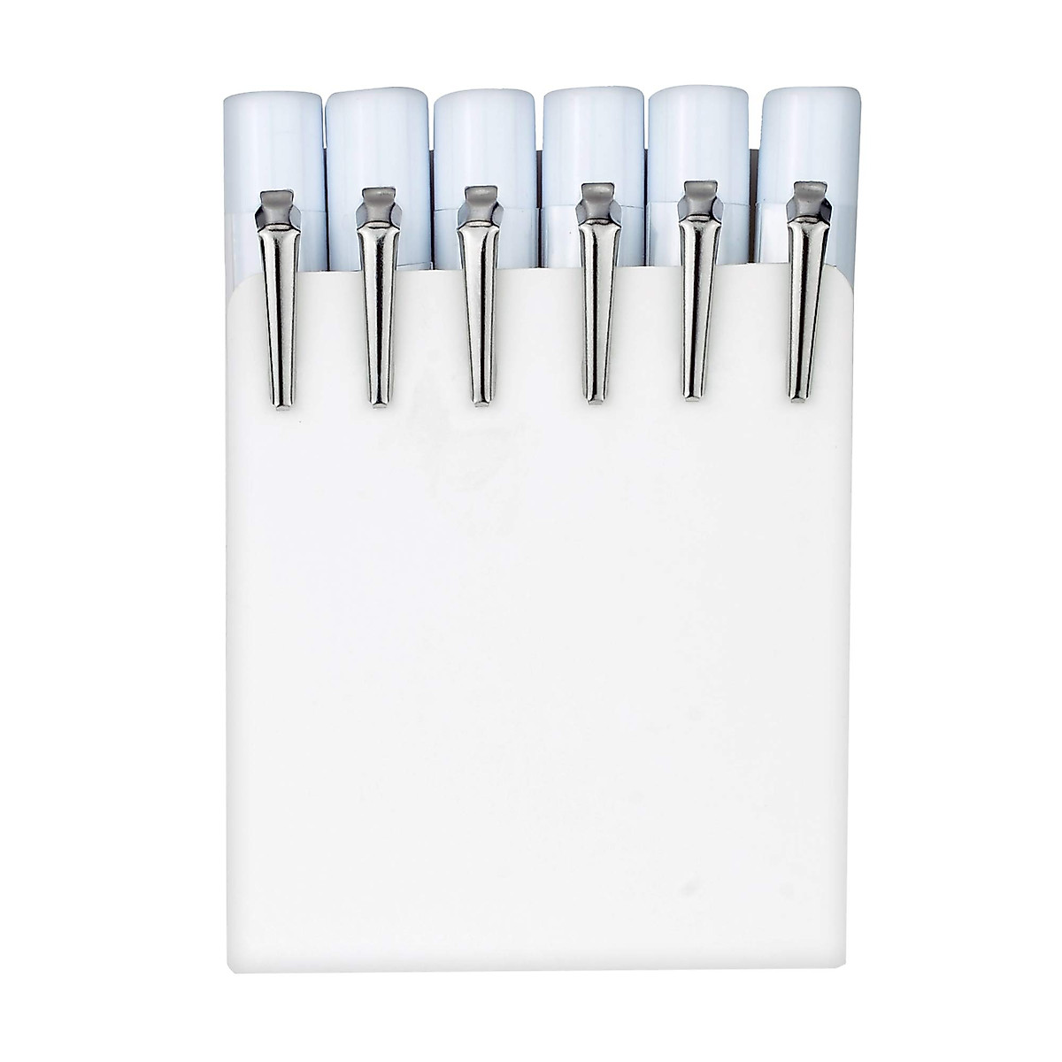 Dealmed Conventional Light Penlights – 6 Penlights with Pupil Gauge, White Penlight Flashlights, Perfect for First Aid Kits