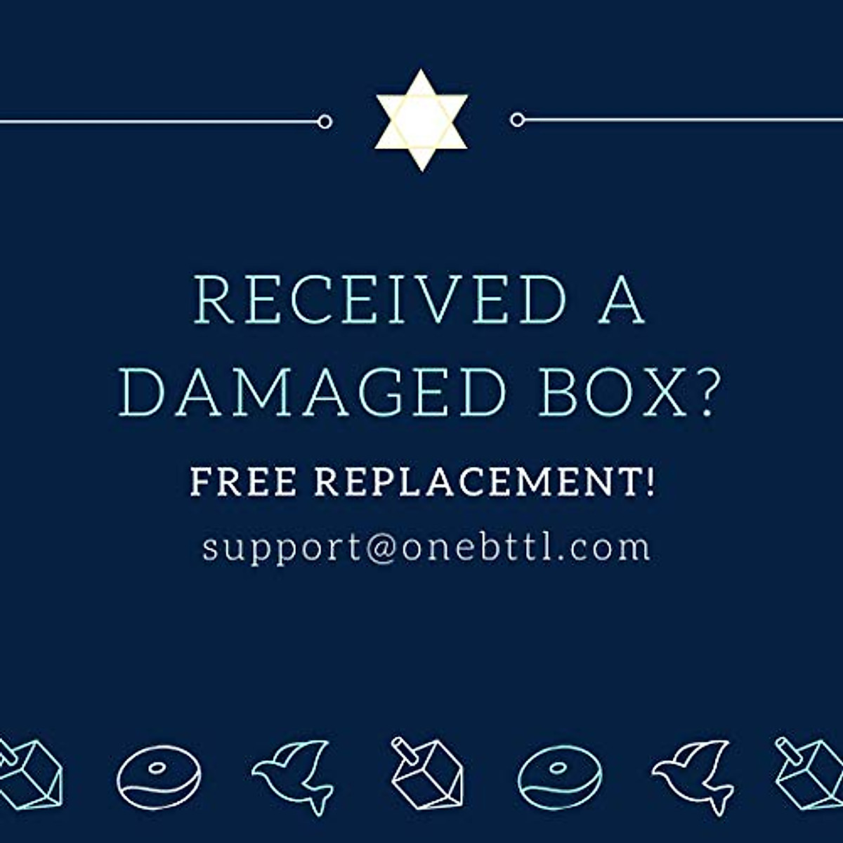 Onebttl Hanukkah Gifts Wine Tumbler for Women Men, Hannukah Gifts 12oz Stainless Steel Coffee Cup with Lids, Gift for Chanukah Jewish Holiday for Friends, Coworkers - Celebrate