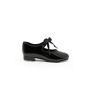 Capezio Women's N625 Jr. Tyette Tap Shoe, Black Patent, 7