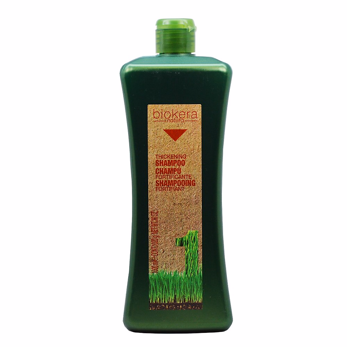 Salerm - Fortifying Shampoo - Biokera Natura Fortifying Shampoo - 1000 ml - with Ginseng and Ginkgo Biloba - Nourishes the Scalp - Strengthens Weakened Hair - Refreshing Effect