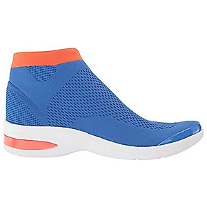 BZees Womens Romance Orange Blue Booties 7 M