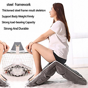 Lazy Sofa Tatami Single Small Sofa, Bedroom Bed Backrest Folding Chair