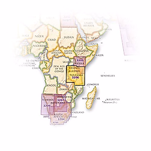 Tanzania, Rwanda, and Burundi Map (National Geographic Adventure Map, 3206)