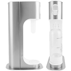 Water Maker Soda Machine-Portable Bubble Soda Water Machine Manual Sparkling Water Drink Maker for Home Commercial Use