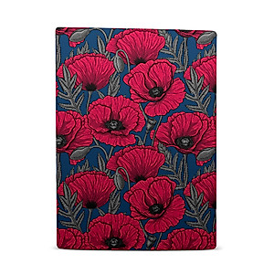 Head Case Designs Officially Licensed Katerina Kirilova Night Poppy Garden Patterns Vinyl Faceplate Gaming Skin Decal Compatible With Sony PlayStation 5 PS5 Digital Console and DualSense Controller