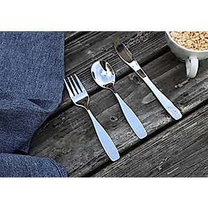 Exzact Children's Flatware Kids Silverware 6pcs Set - Toddler Utensils