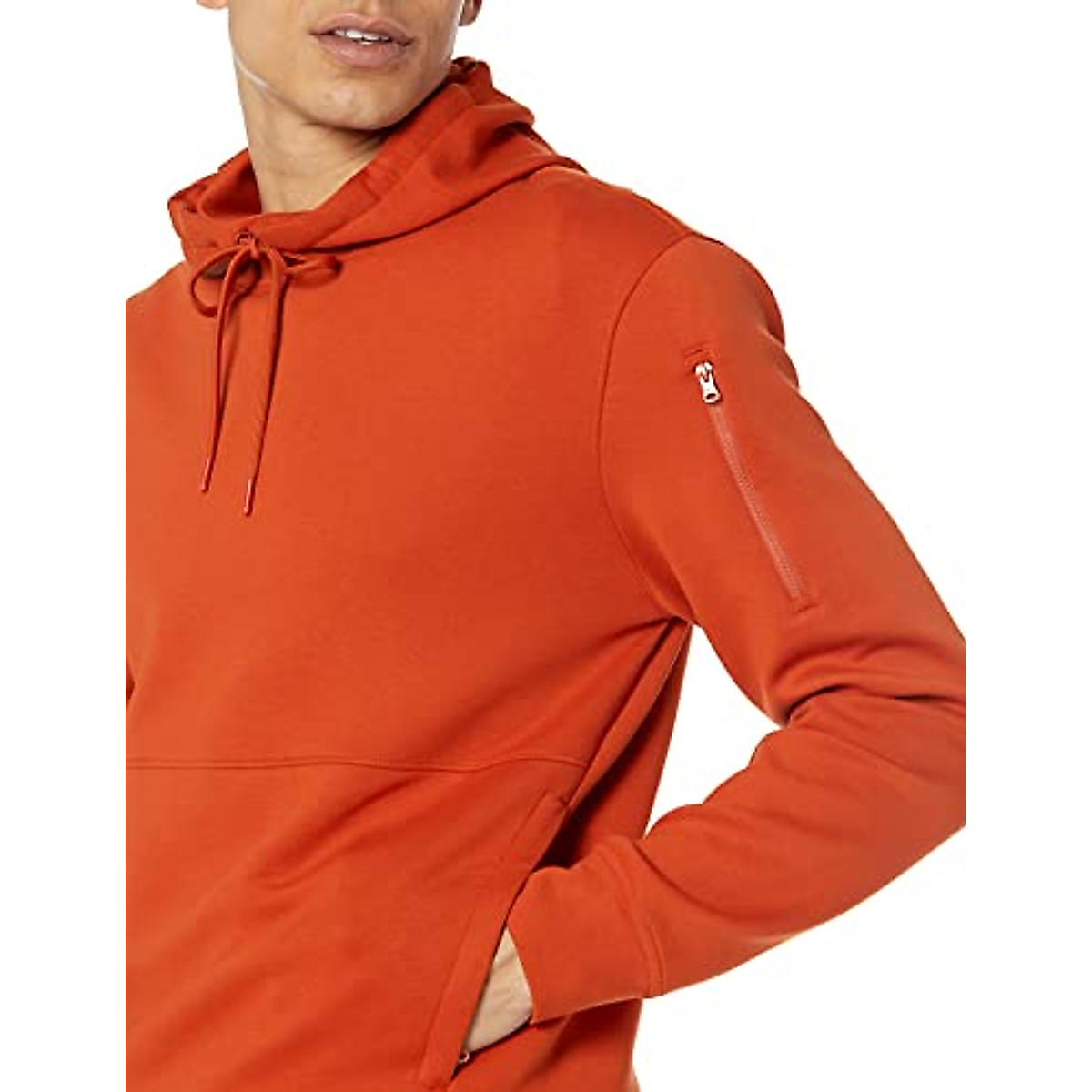 Amazon Essentials Men's Active Sweat Hoodie, Rust Orange, X-Large