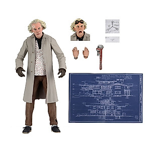 Back to The Future Ultimate Doc Brown - 7" Action Figure - NECA