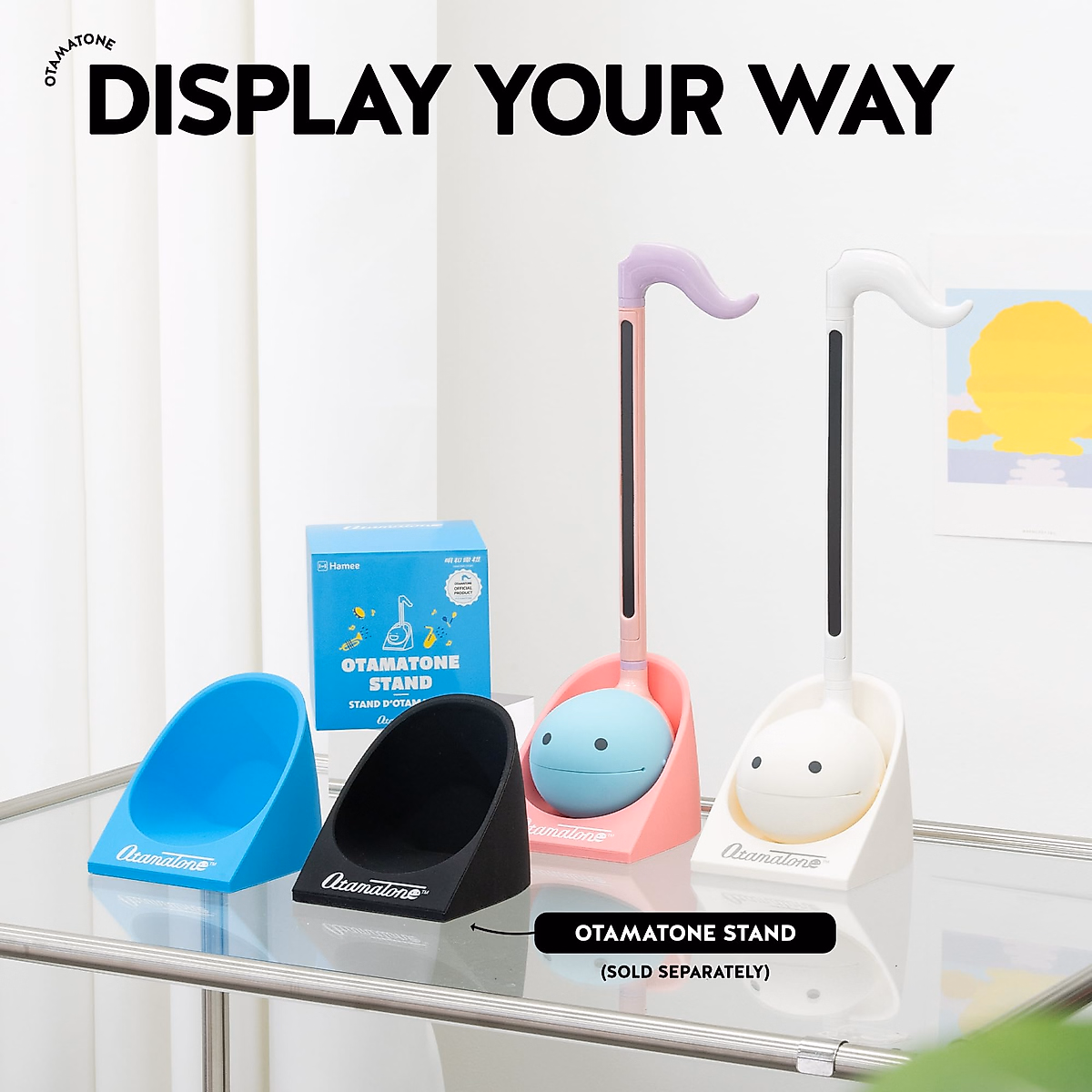 Otamatone Japanese Electronic Musical Instrument Portable Music Synthesizer from Japan by Maywa Denki Studio Award Winning, Educational Fun Gift for Children, Teens & Adults - Chocolate
