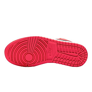 Nike Women's Air Jordan 1 Low UNC Basketball Shoe, Siren Red/Black-white, 11