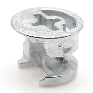 ReplacementScrews Eccentric Cam Locks Compatible with IKEA 103114 (Kullen, Alex, MICKE) Case with Flange - 12mm x 10mm - Zinc Alloy (Pack of 8)