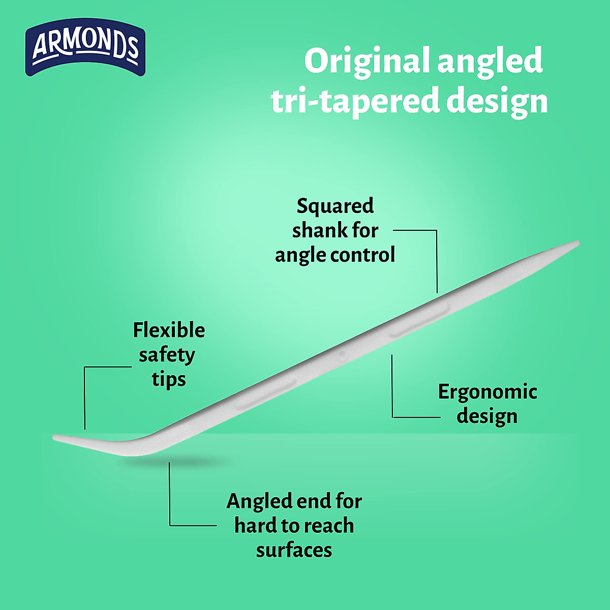 Armonds ProPicks Original Dental Picks for Teeth Cleaning - Disposable Plastic Toothpicks for Teeth & Gums - Cleans Teeth & Massages Gums - Fresh Mint Flavor - 3 Packages x 120 Interdental Tooth Picks