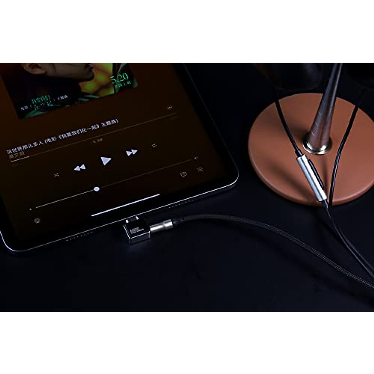 Linsoul DDHIFI TC35C HiFi Audio Adapter Converter with 3.5mm Plug, ALC5686 DAC Chip, T-Shaped OTG Plug, Aluminum Alloy Case for Android (TC35C, Type C)