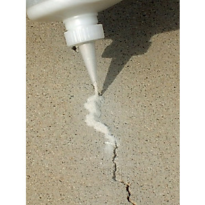 Magic Crack Filler 2LB Concrete Slab Gray, for Filling in Concrete Cracks on Driveways, Walkways and Patios. Installs Easily Dry Granular No Mess and DIY (Gray, 1)