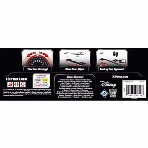 Star Wars X-Wing 2nd Edition Miniatures Game CORE SET - Join the Epic Space Battles! Strategy Game for Kids & Adults, Ages 14+, 2 Players, 45 Minute Playtime, Made by Atomic Mass Games