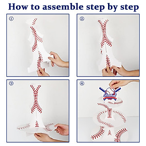 Baseball Birthday Cupcake Stand with 24pcs Cupcake Toppers for Sports Ball Theme Party Decorations 3 Tire Baseball Birthday Cupcake Dessert Holder for Baseball Baby Shower Party Decor Supplies