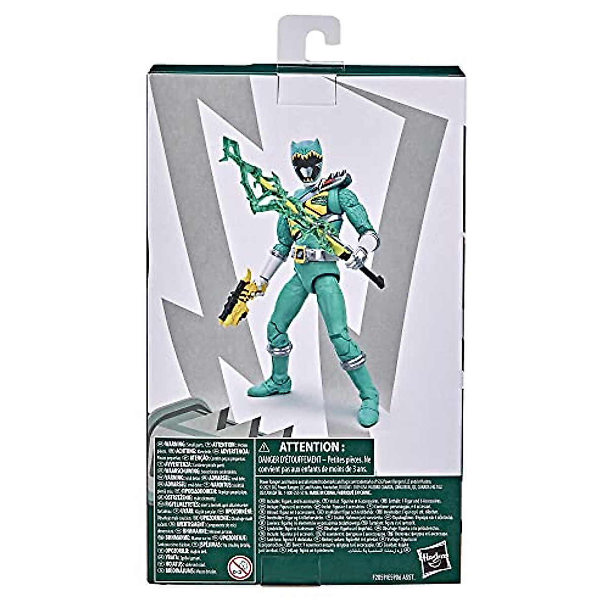 Power Rangers Lightning Collection Dino Charge Green Ranger 6-Inch Premium Collectible Action Figure Toy with Accessories, Ages 4 and Up