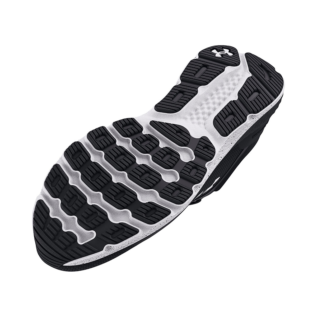 Under Armour Men's Charged Escape 4 Running Shoe, (002) Black/Black/White, 10.5