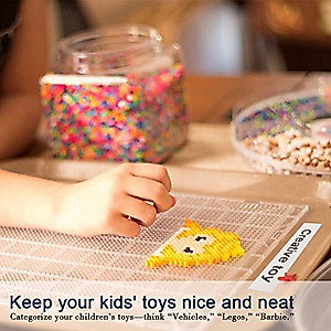 Oozmas 9mm 0.35 Inch Laminated White Tape Replacement for Brother P Touch Label Tape 3/8 Inch TZ TZe-221 TZe221 Compatible with Brother PT-D200 1280 1180 1830 Label Maker Refills, 8m (26.2 ft), 4PK