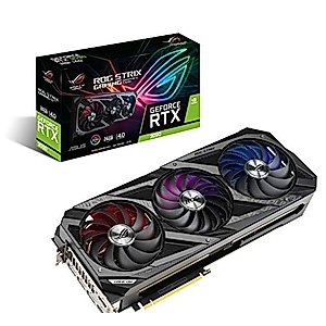 ASUS ROG STRIX NVIDIA GeForce RTX 3090 Gaming Graphics Card- PCIe 4.0, 24GB GDDR6X, HDMI 2.1, DisplayPort 1.4a, Axial-Tech Fan Design, 2.9-Slot