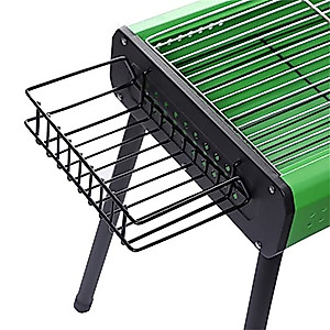 GEEKLLS Charcoal grills Outdoor BBQ Grill Portable Charcoal Barbecue Grill For Camping Picnic Garden Patio Party Cooking Tools Barbeque Stove With Shelf