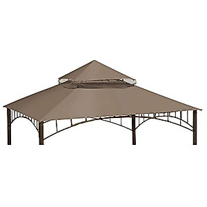 Ontheway 10FT x 10FT Replacement Canopy roof, Model L-GZ136PST for Target Madaga Gazebo