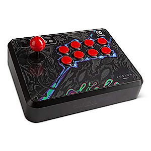PowerA Fusion Wireless Arcade Stick for Nintendo Switch, Lite, Fight Stick, Gamepad, Game Controller, Bluetooth Controller, AA - Nintendo Switch