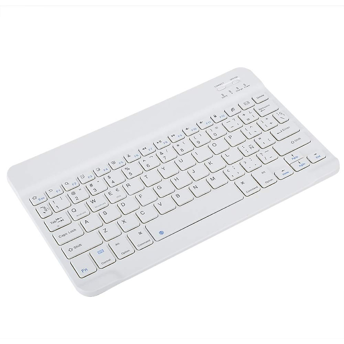 ciciglow Keyboard, 10 Inch Ultra‑Thin Bluetooth Intelligent Keyboard for Computer, Desktop Compatible with Android/OS X/Windows.(Spanish)