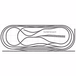 CRAZY MODEL TRAINS Train Layout #035D Train Set HO Scale 5' X 14' DCC Switches