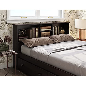 Palace Imports, Inc Palace Imports 100% Solid Wood Kansas Full Size Bookcase Headboard White