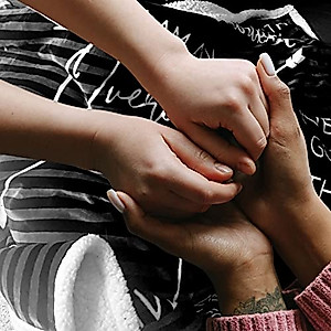 WiseOwell Wish OWL Overcomer Letterboard Healing Compassion Blanket | Get Well Soon Gifts for Men | Comfort Items for Chemo Patients | Inspirational Gifts for Women Cancer Gifts for Men