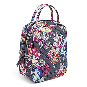 Vera Bradley Women's Cotton Lunch Bunch Lunch Bag, Pretty Posies, One Size