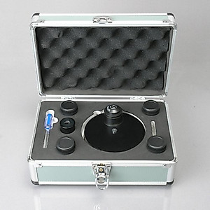 AmScope T690B-PCT200-PL Phase-Contrast Trinocular Compound Microscope, 40X-2000X Magnification, WH10x and WH20x Super-Widefield Eyepieces, Infinity Plan Achromatic Objectives, Brightfield, Kohler Condenser, Double-Layer Mechanical Stage, Includes 4 Phase