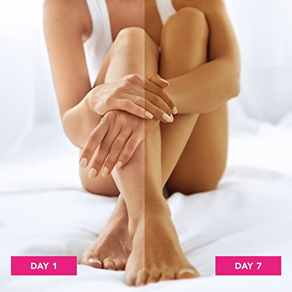 Jergens Natural Glow In-shower Lotion, for Fair to Medium Skin Tone, Wet Skin, Sunless Tanner Locks in Hydration for Gradual, Flawless Color, 7.5 Ounce