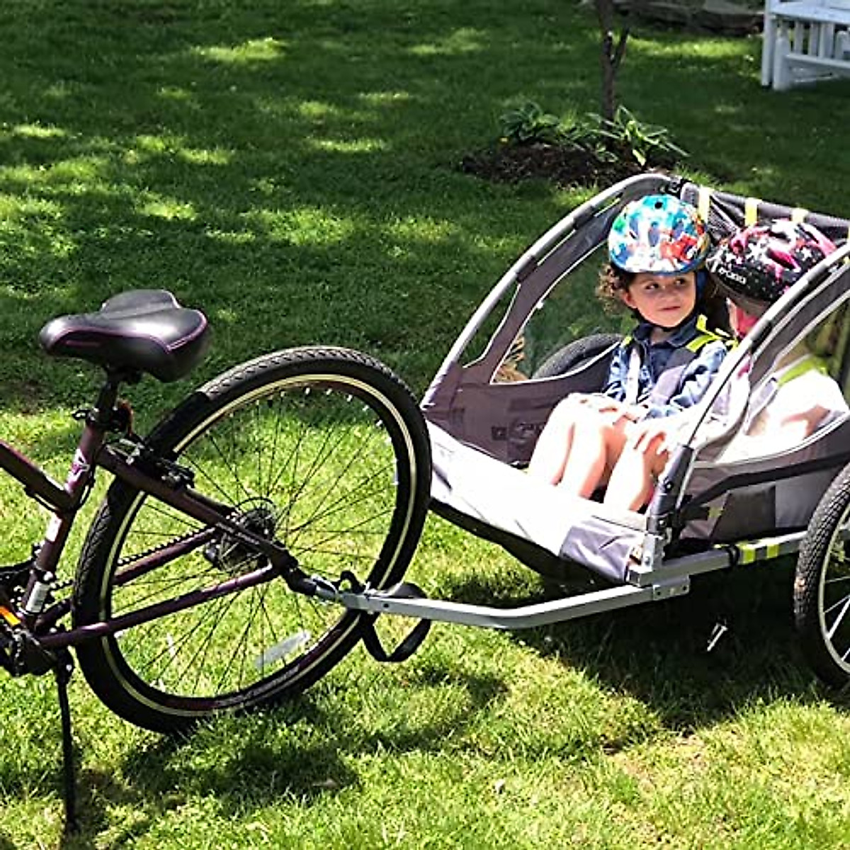 Bike Trailer Hitch for Instep Schwinn Bike, Bike Trailer Coupler Hitch Attachment Angled Elbow for Instep & Schwinn Bike Trailers, Cycling Adapter Accessories