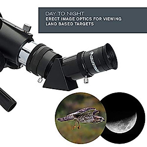 Celestron - 80mm Travel Scope - Portable Refractor Telescope - Fully-Coated Glass Optics - Ideal Telescope for Beginners - Bonus Astronomy Software Package - Digiscoping Smartphone Adapter