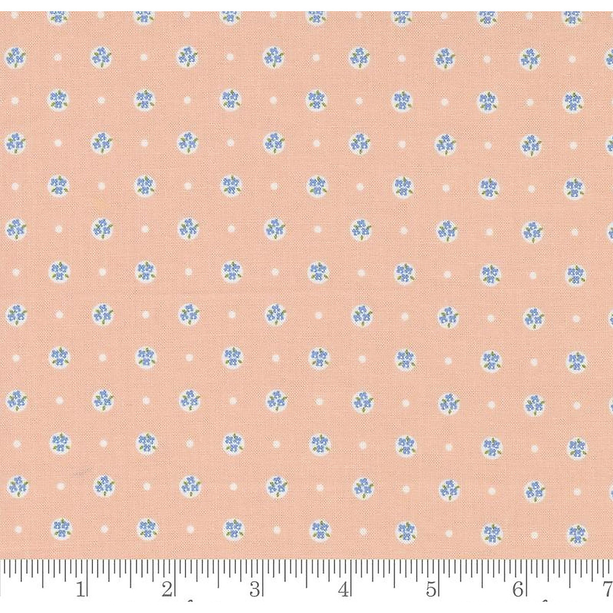 Peachy Keen Posy Polka Blenders Bubble Gum 29174 17 by Corey Yoder from Moda by The Yard