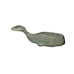 Hampton Nautical Cast Iron Whale Bottle Opener, 7", Rustic Bronze
