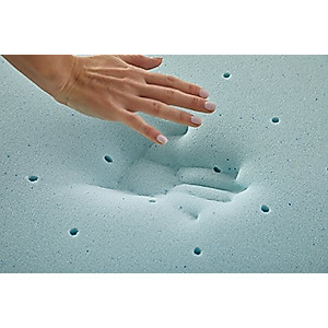 Bedsy Sleep 3" Gel Memory Foam Mattress Topper, Soft, Twin