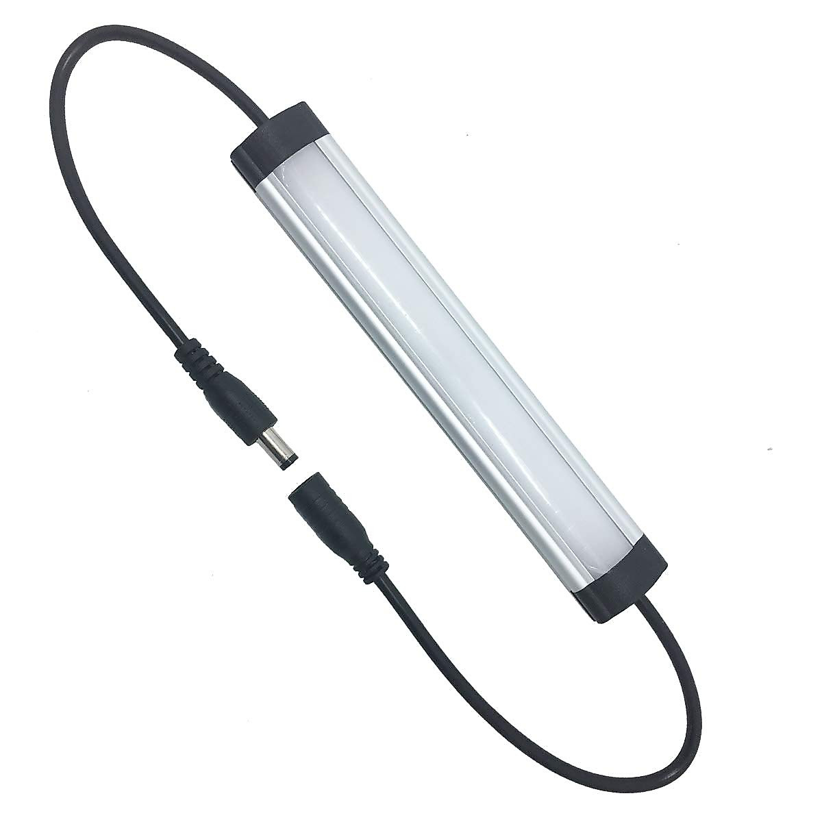 Litever 6 Inches Under Cabinet Light Bar for Small Cabinets, 12VDC, 2.5W, 3000K Warm White,with Mounting Clips, Screws, Self-Adhesive Pads. Compatible LL-008 Series -(2-Pack-3000K)