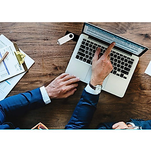 2GB USB Flash Drives 10 Pack and USB Case of 10 Slots Bundle USB Holders to Organize 10 Thumb Drives 2 GB