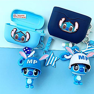 for Sony WF-1000XM3 Case Cover Accessory with Doll, Case Cover for Samsung Galaxy Budslive Earbuds Accessories (A2)