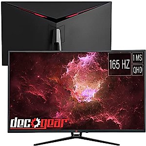 Deco Gear 39" Curved Ultrawide Gaming Monitor, 2560x1440, 1ms MPRT, 165 Hz, 16:9, HDR400, 4000:1