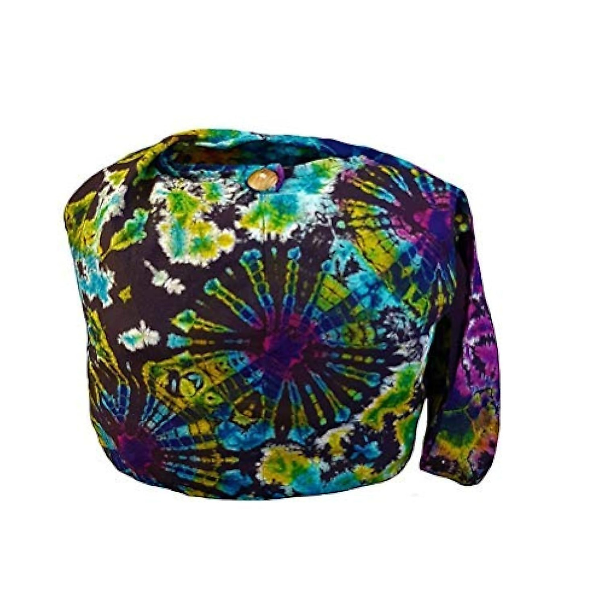 BenThai Products BTP! Tie Dye Sling Crossbody Shoulder Bag Purse Hippie Boho Blue Firework VK11