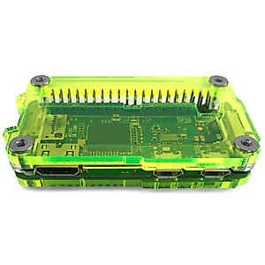 Zebra Zero Case for Raspberry Pi Zero & Zero Wireless - Laser Lime GPIO