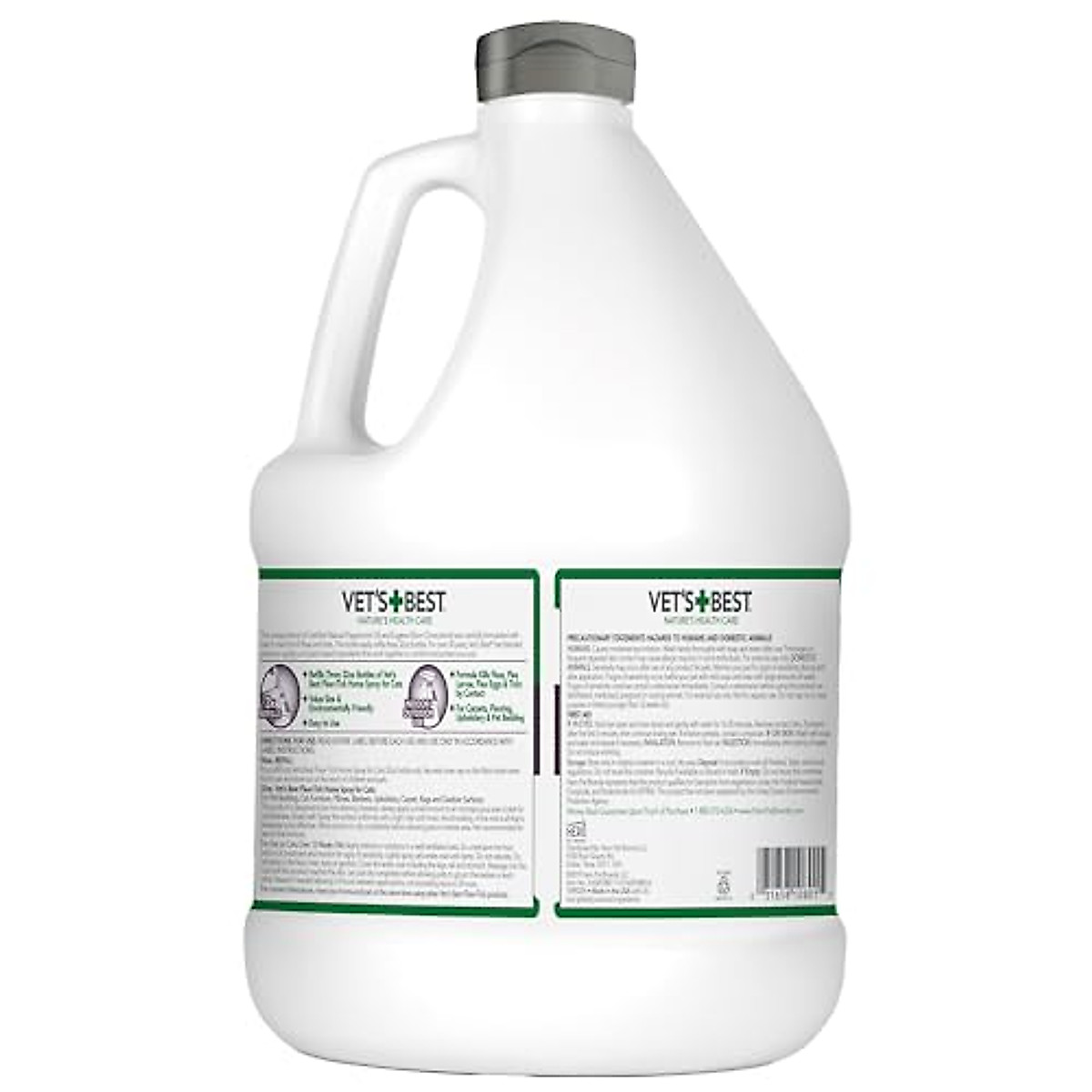 Vet's Best Flea and Tick Home Spray for Cats | Flea Treatment for Cats and Home | Plant-Based Formula | 96 Ounces Refill