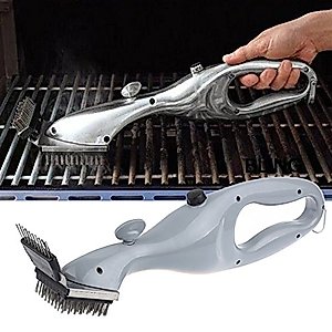 Stainless Steel BBQ Cleaning Brush Handheld Grill Cleaning Brush Barbecue Cleaning Tool